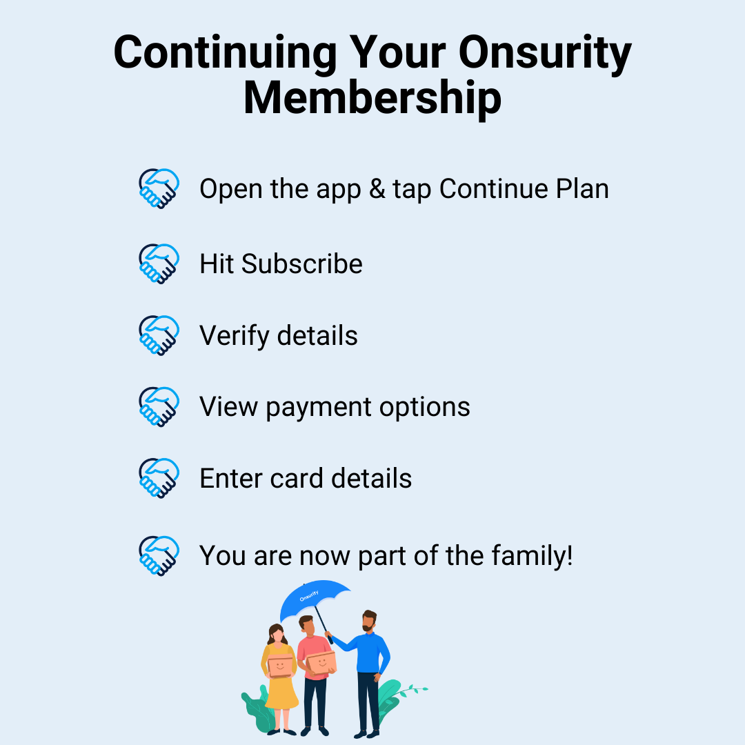 Keep Your Awesome Onsurity Membership Healthcare Benefits